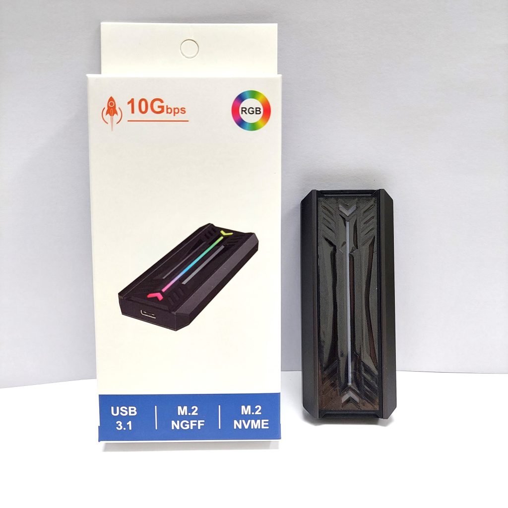 Ktlink | K526Y USB3.1 NVME CASE WITH RGB LIGHT